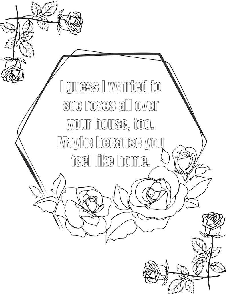 Haunting Adeline Coloring Pages - Etsy