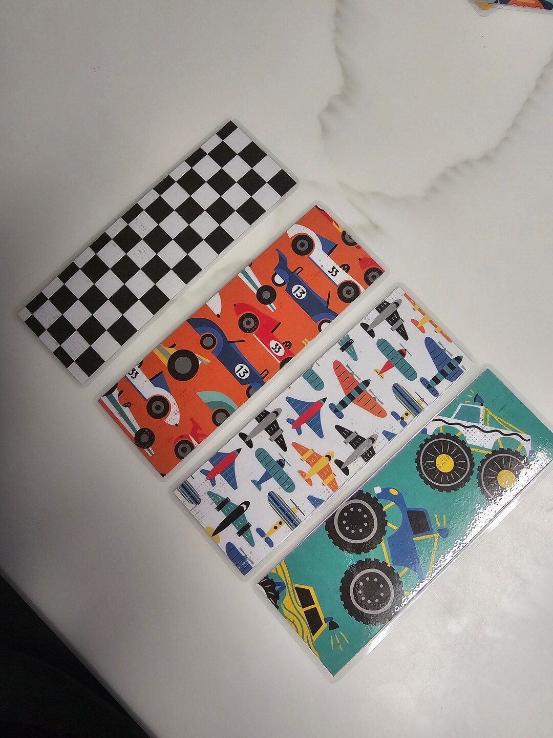 Transportation Kids Bookmarks - Etsy