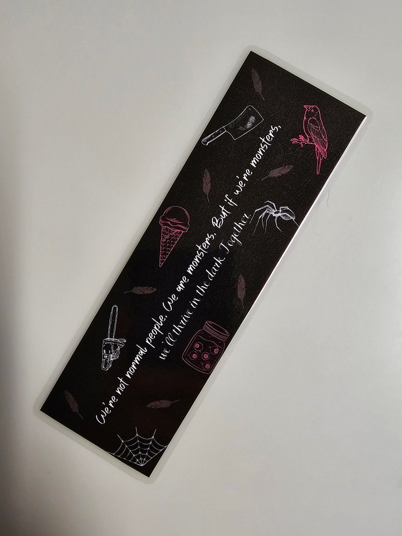 Butcher and Blackbird Bookmark (3 Different Sayings) - Etsy
