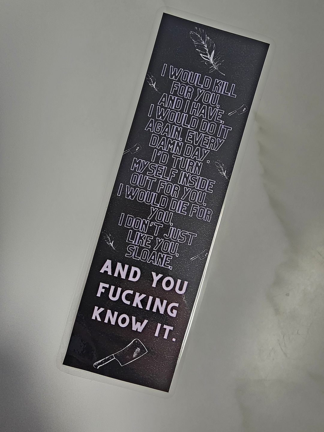 Butcher and Blackbird *rowan Loves Sloane* Bookmark - Etsy