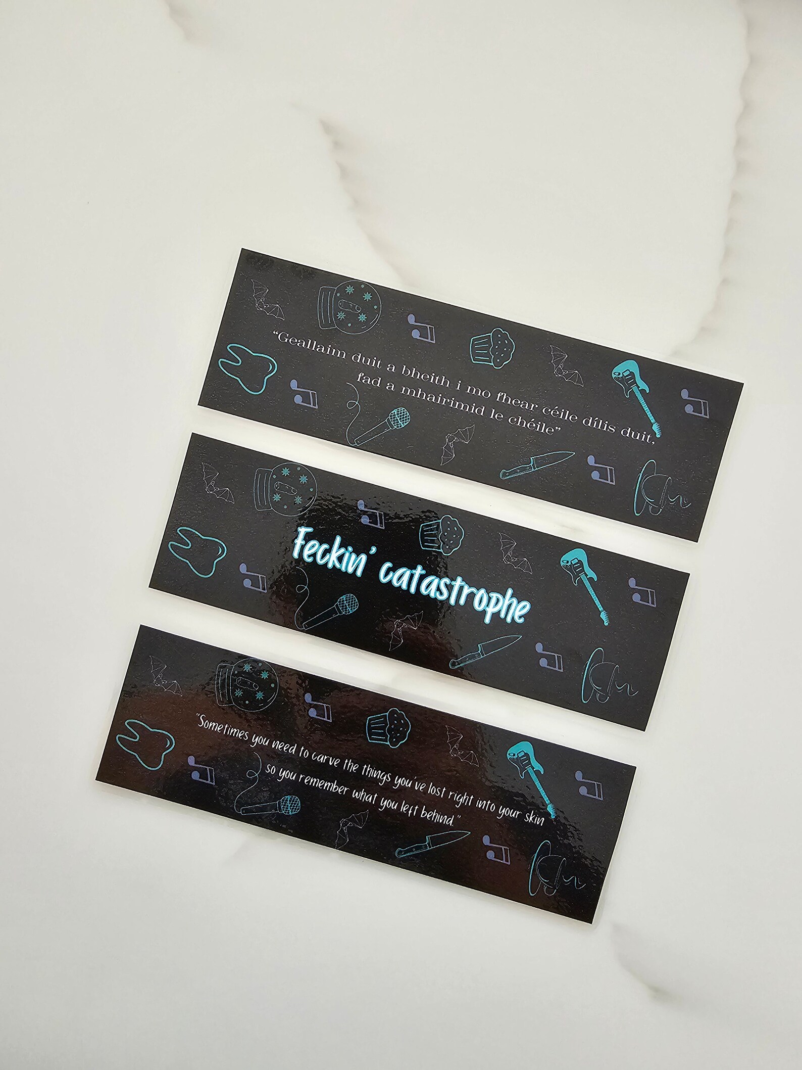 Leather & Lark Bookmark (3 Different Sayings) - Etsy