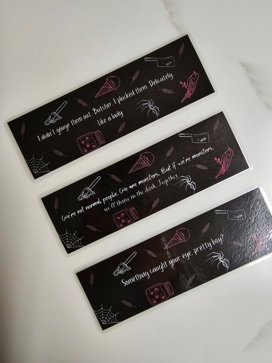 Butcher and Blackbird Bookmark (3 Different Sayings) - Etsy
