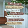 Directional Sign Free Standing Post, Wooden Self Standing Sign Post ...
