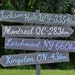 Directional Sign Post Outdoor Mileage Sign Garden Decor. - Etsy