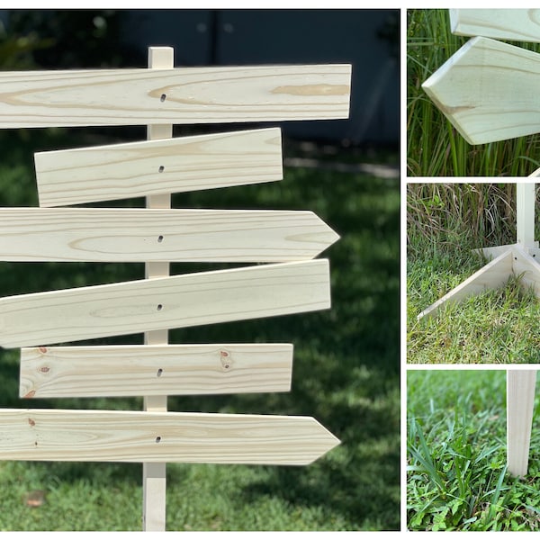 Wood Wayfinding Signs - Etsy