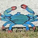 Large Wood Blue Crab Rustic Decor. Wall Art, Family Gift Idea, Beach ...