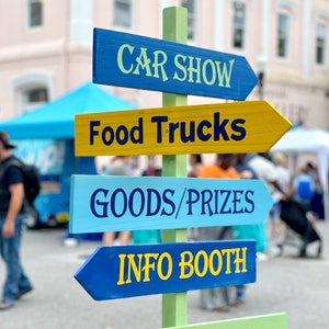 Directional Sign Post Personalized, Company Wayfinding Arrow Boards ...