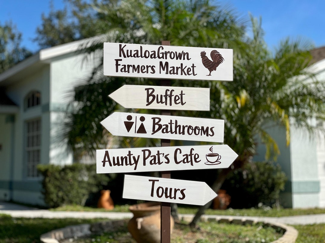 Farm Directional Sign, Farmers Market Wayfinding Arrow Boards, Farm ...