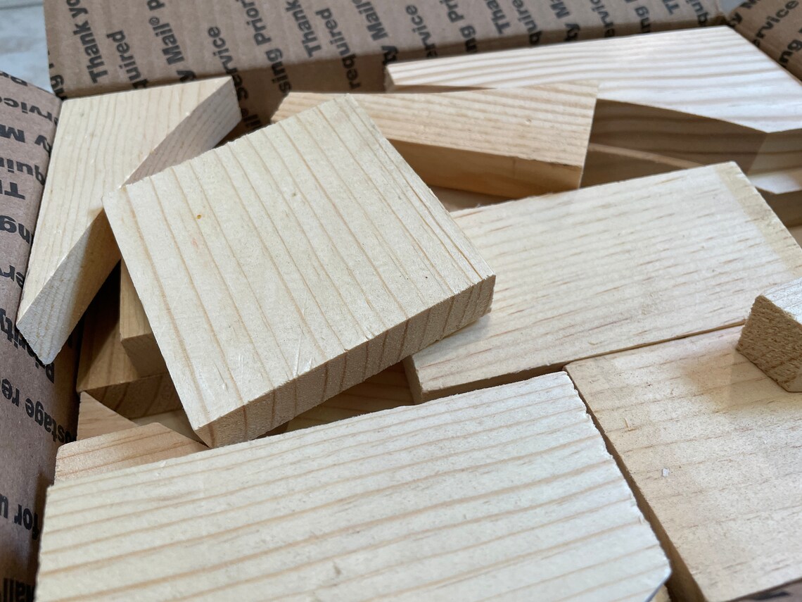 Wood Craft Scraps 30 Pieces. Random Shapes and Sizes Lumber - Etsy