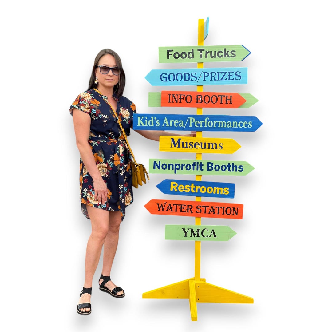Directional Sign Post Personalized, Destination Arrow Boards ...