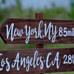 Our Family Directional Sign for Home, Personalized Direction Location ...