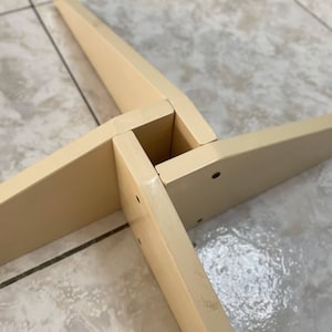 Free Standing Base for Directional Sign. Wood Base for Indoor Direction ...