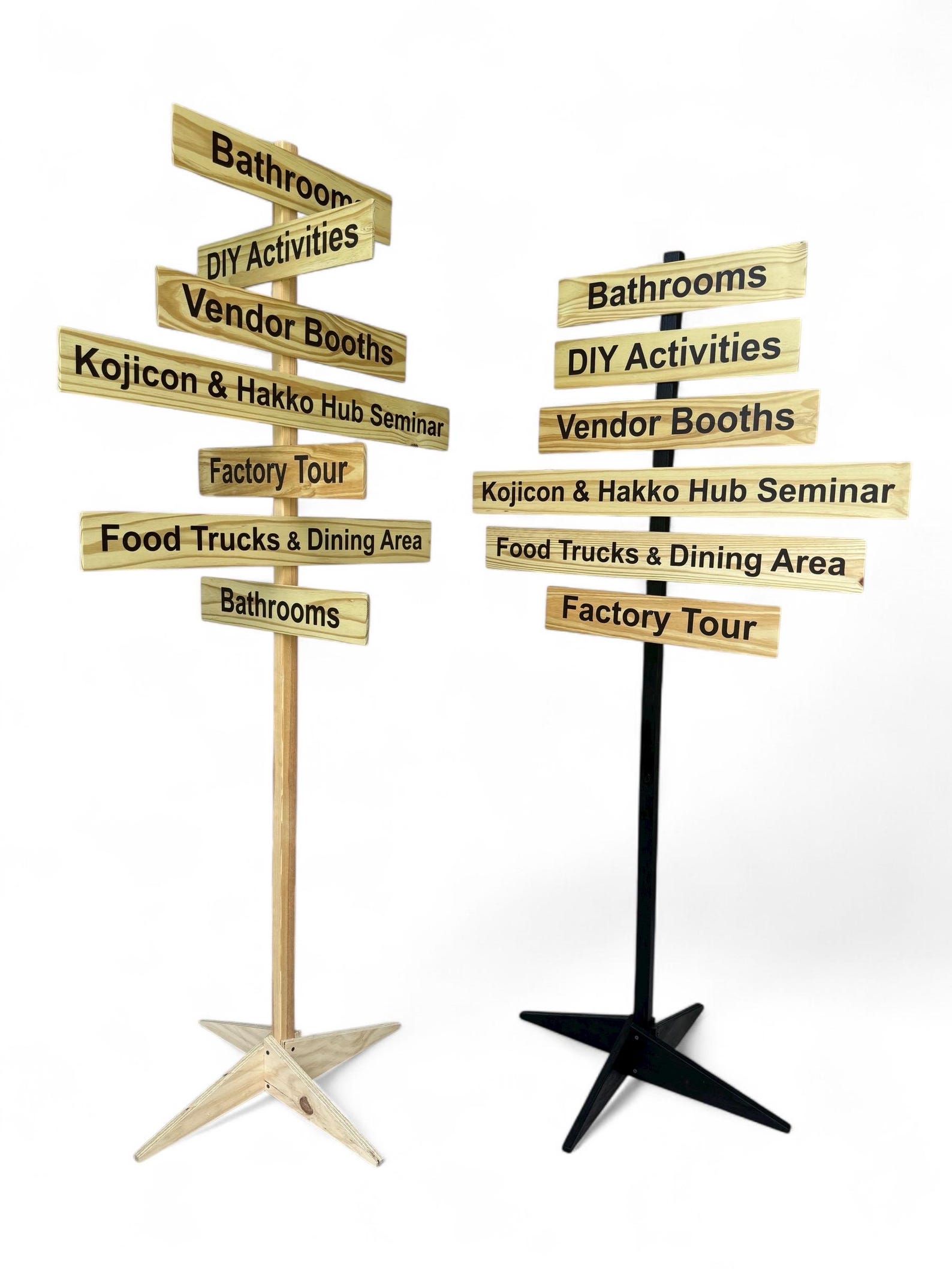 Event Directional Sign, Wayfinding Arrows, Personalized Sign Post Free ...