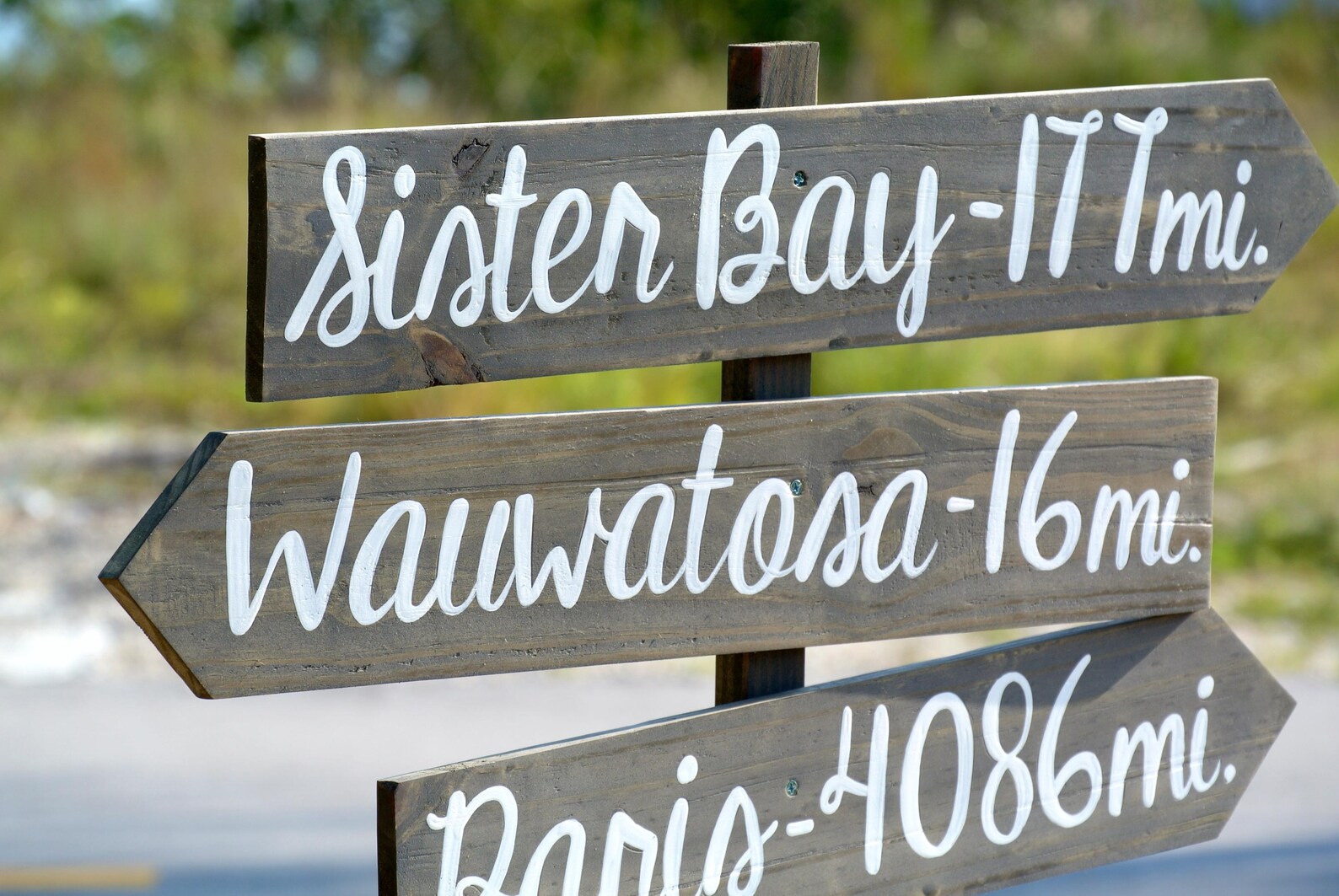 Personalized Directional Sign. Gift for Mom. Mileage Sign Post. Family ...