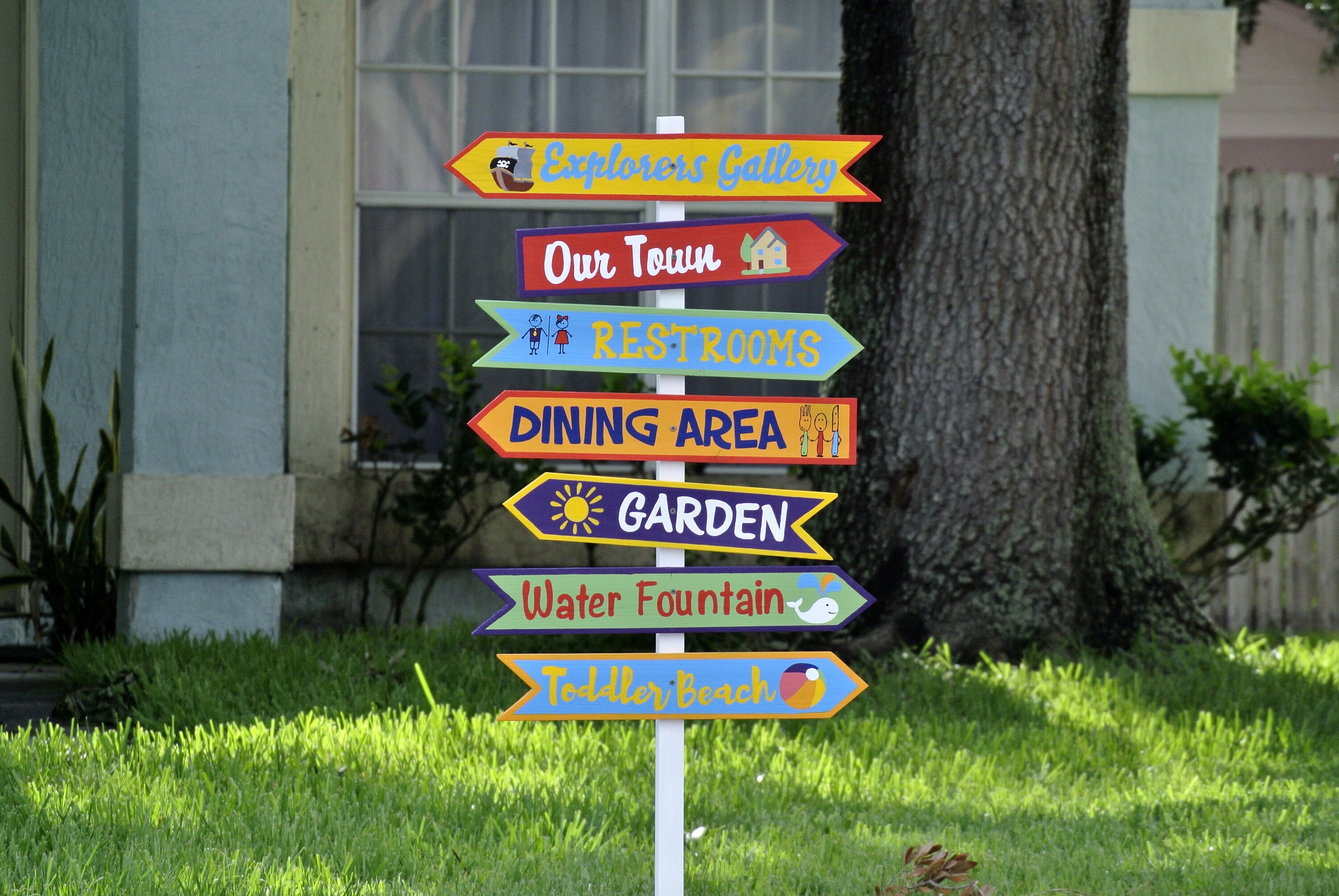 Funny Directional signs. Party direction sign post. | Etsy