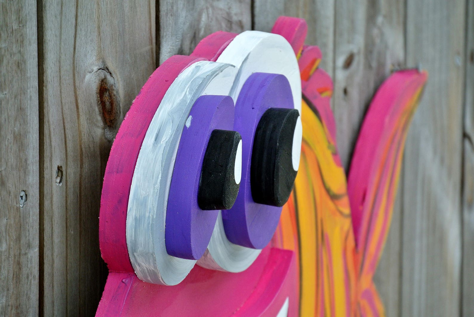 Happy Fish Wall Art, 3D Layered Fish Wood Sign Modern Decor. - Etsy