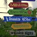 Funny Directional Signs Mileage With Family Names, Personalized ...