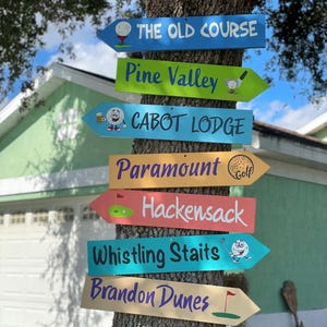 Family Directional Signs Personalized Mileage Arrows, Fully ...