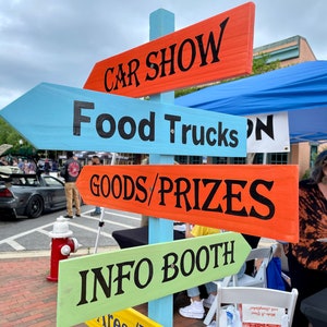 Directional Sign Post Personalized, Company Wayfinding Arrow Boards ...