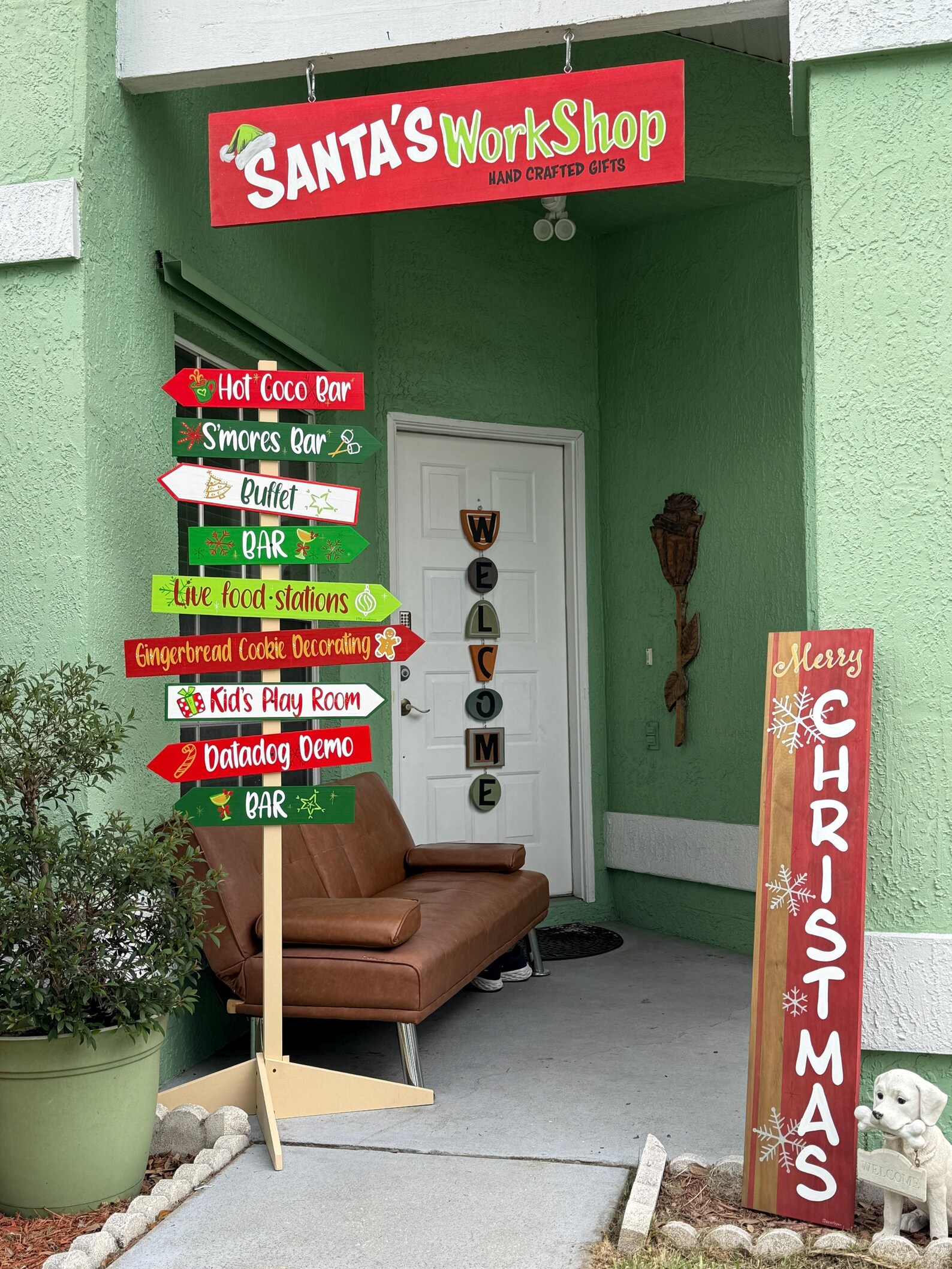 Christmas Directional Sign Arrows, Holiday Market Direction Sign Wood ...