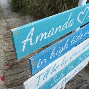 Wedding Direction Sign. in High Tide or Low Tide Wood Sign - Etsy