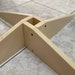 Free Standing Base for Directional Sign. Wood Base for Indoor Direction ...