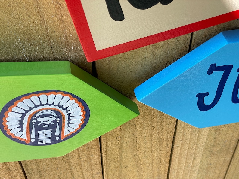 Personalized Hand Painted Directional Signs, Outdoor Decor Destination ...