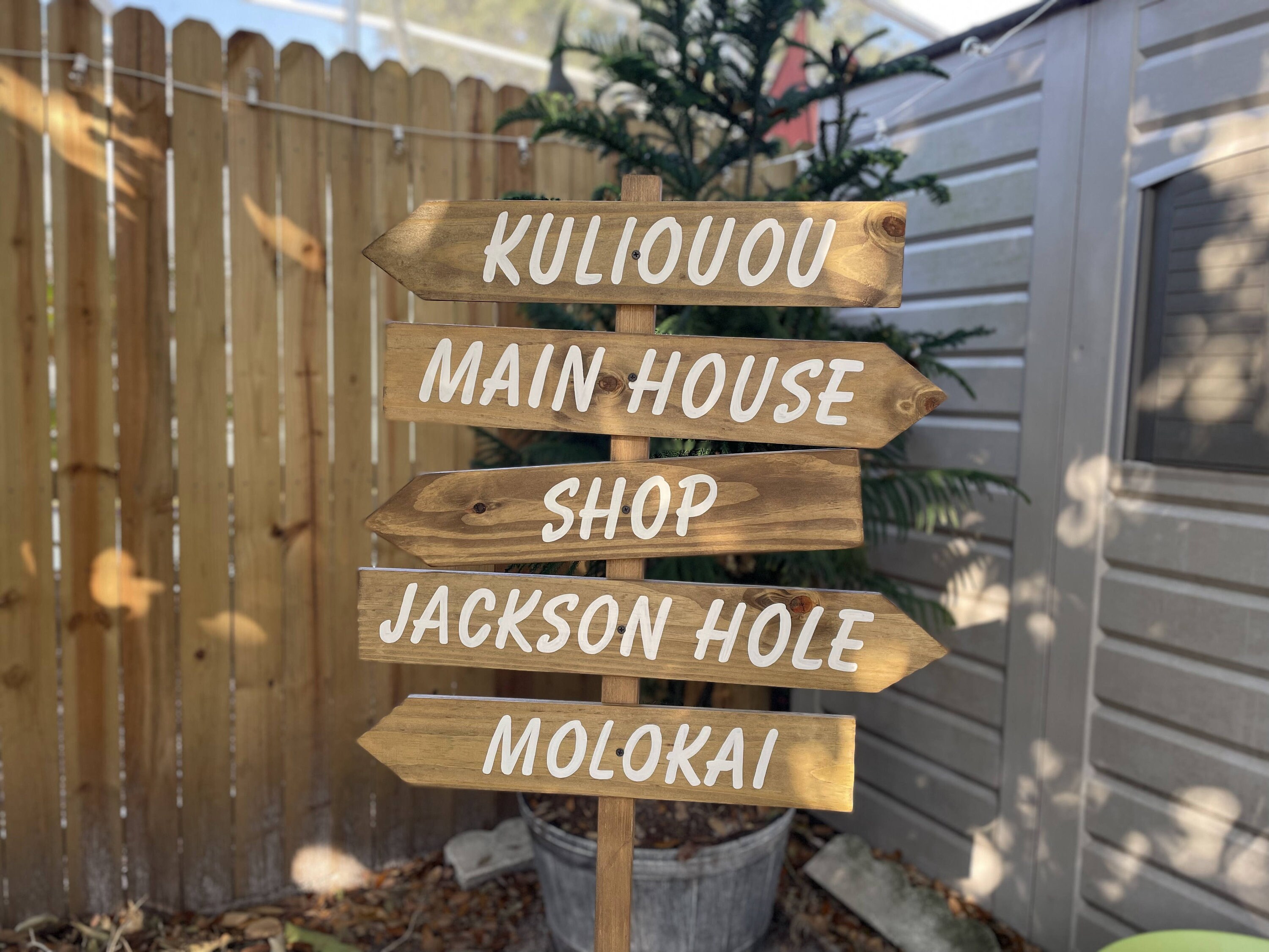 Cabin Directional Sign, Mileage Sign post. Boho decor outdoor ...
