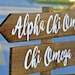 Event Signage. Wood Direction Sign for Party Decor. Rustic. - Etsy