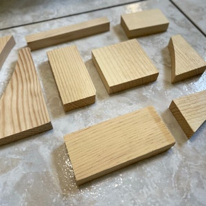 Wood Craft Scraps 30+ Pieces. Random Shapes and Sizes Lumber DIY for ...