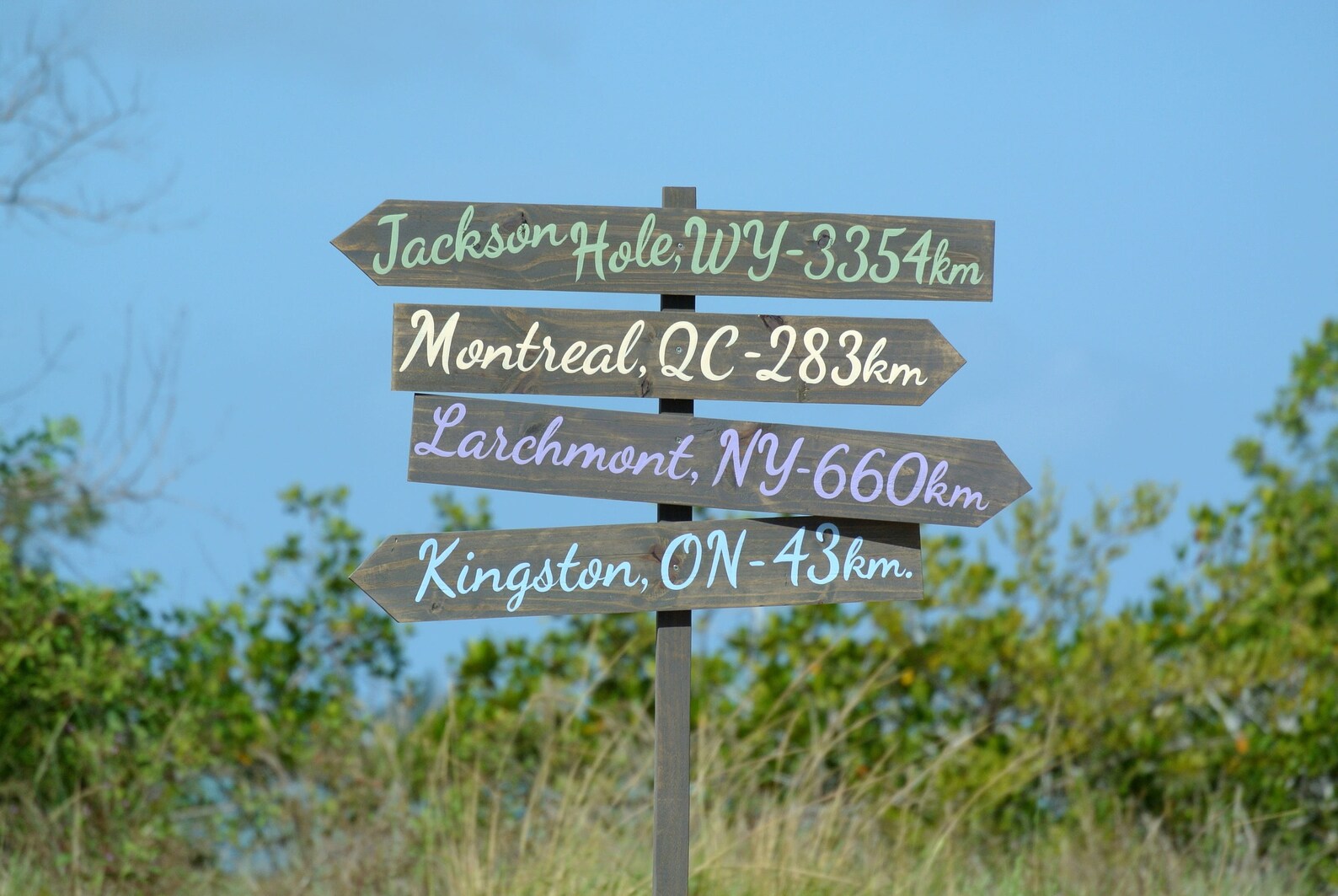 Directional Sign Post Outdoor Mileage Sign Garden Decor. - Etsy