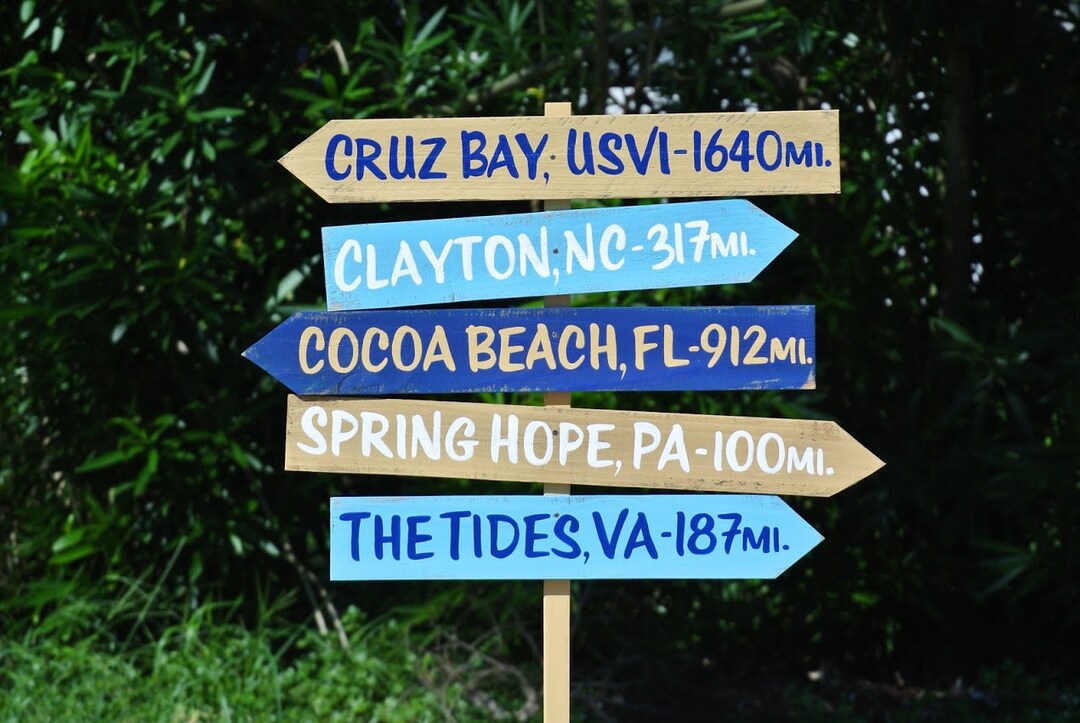 Family Directional Sign for Home. Garden Direction Sign With Kids Names ...