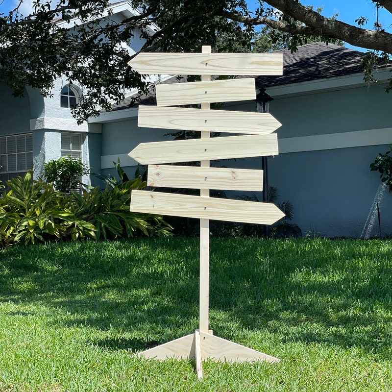 Wooden Sign Blank Arrow - Etsy