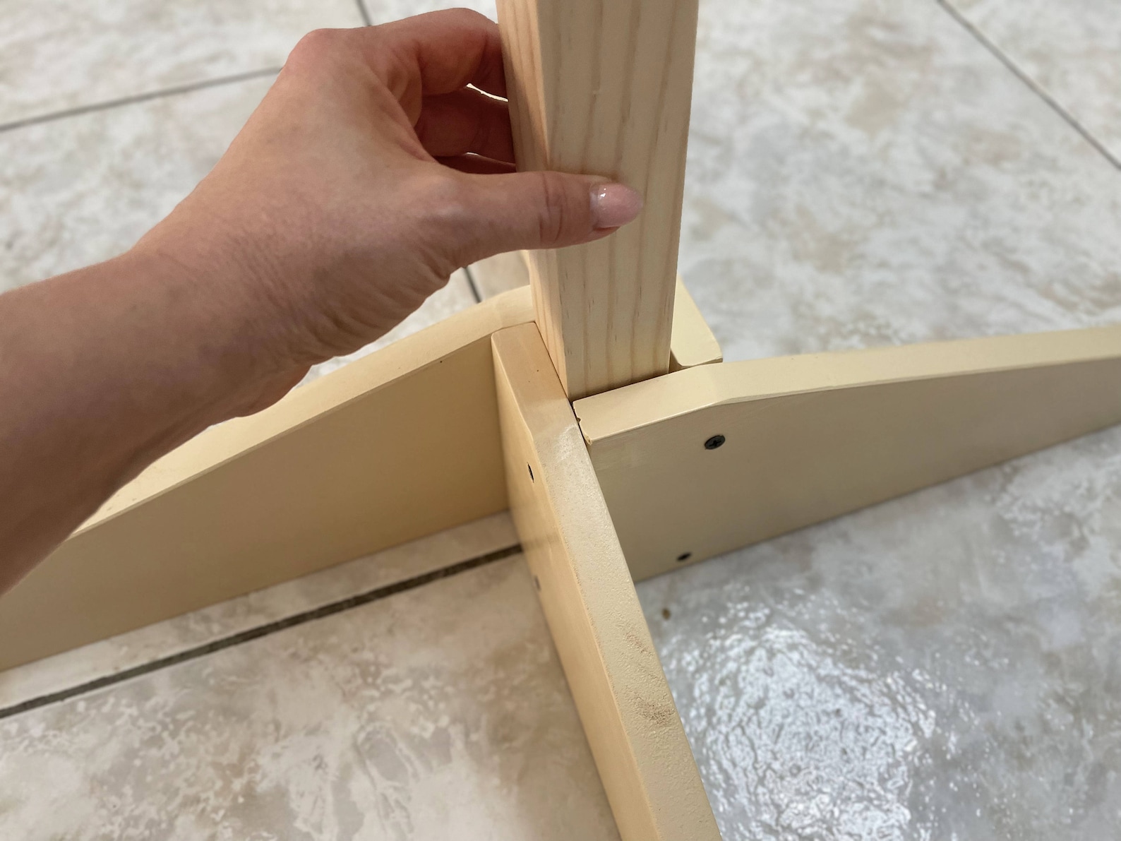 Free Standing Base for Directional Sign. Wood Base for Indoor Direction ...