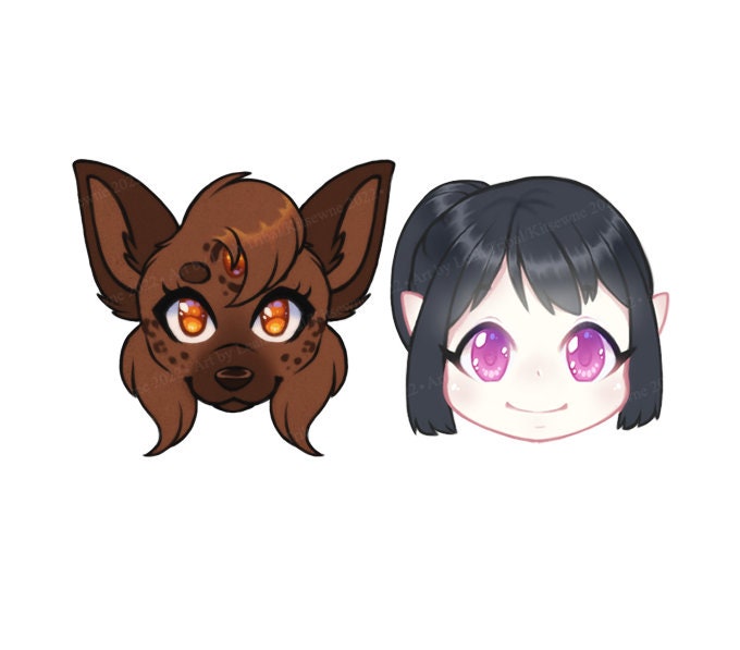 Chibi Headshot Commission - Etsy