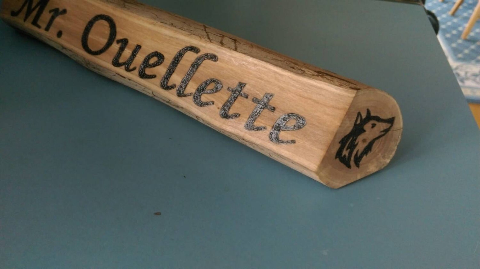 Rustic Desk Name Plate or Sign 100% Custom - Etsy