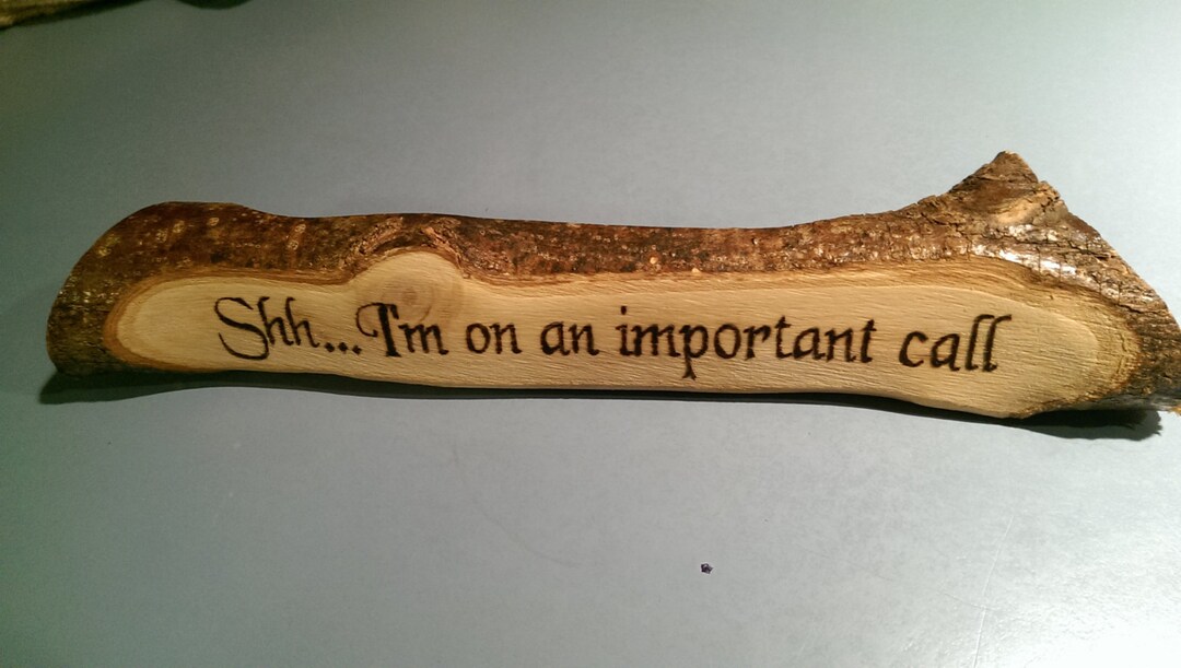 Two Sided Rustic Desk Name Plate or Sign - 100% Custom - Etsy