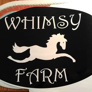 6 Inch Decals for Your Horse Farm! Vinyl Decals Good for 6 Years ...