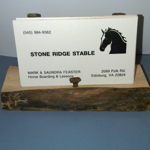 Rustic Business Card - Etsy