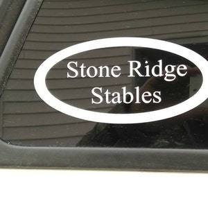 6 Inch Decals for Your Horse Farm! Vinyl Decals Good for 6 Years ...