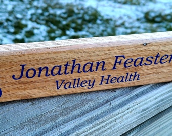 Rustic Office Door Name Plate or Sign 100% Custom | Etsy