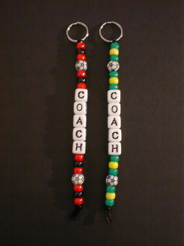 Custom Keychain: Coach School Spirit Team Spirit Sports Keychain Cheer ...