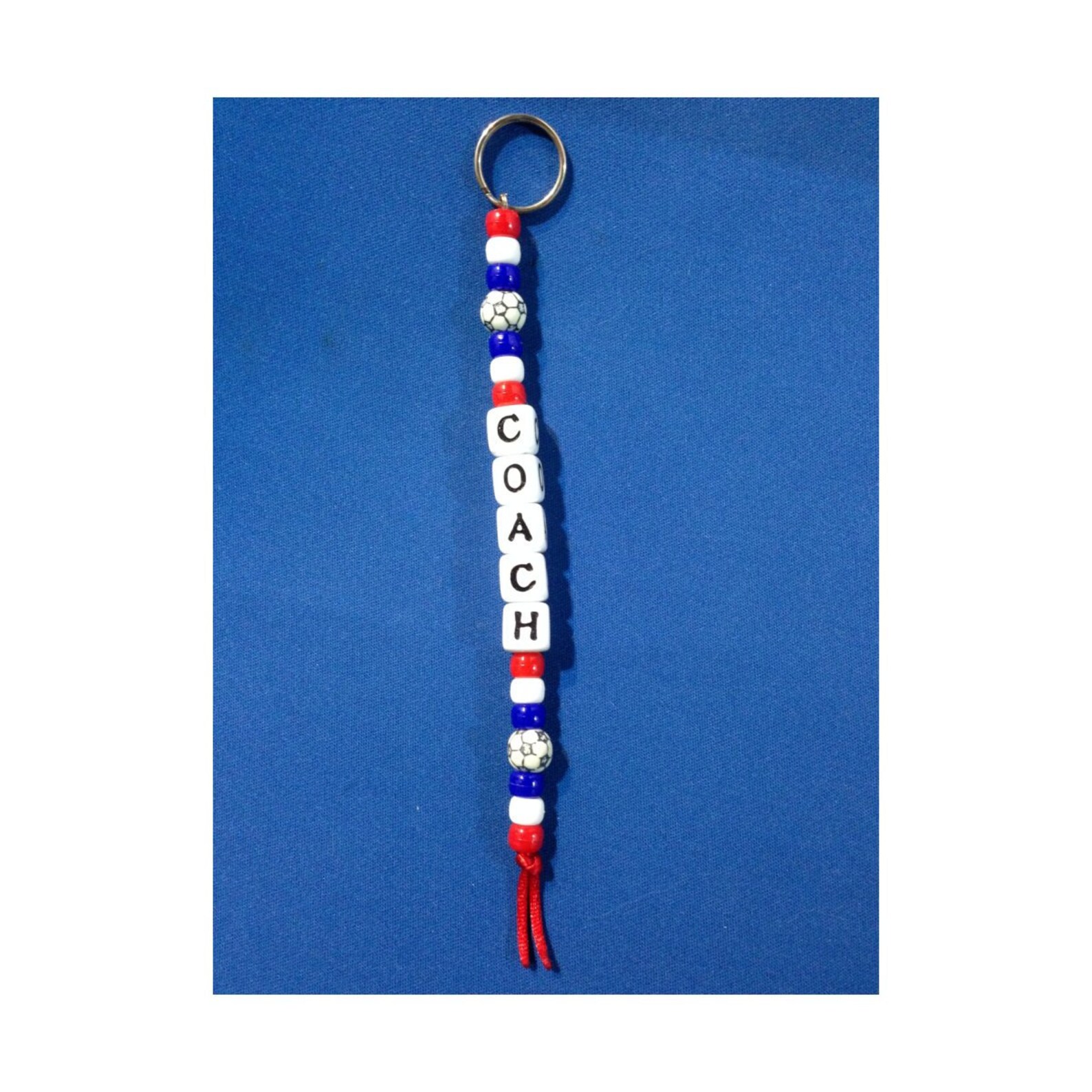 Custom Keychain: Coach School Spirit Team Spirit Sports Keychain Cheer ...