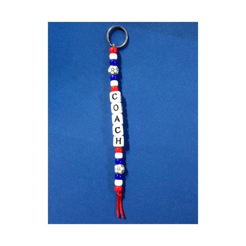 Custom Keychain: Coach School Spirit Team Spirit Sports Keychain Cheer ...