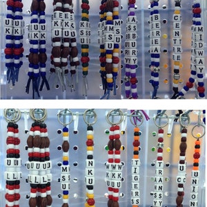 Sports Keychain: School Spirit Team Sports Keychain Cheer Supporter ...