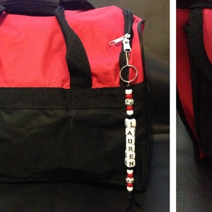 Custom Bag Backpack Identifier Your Name Team Keychain - Etsy