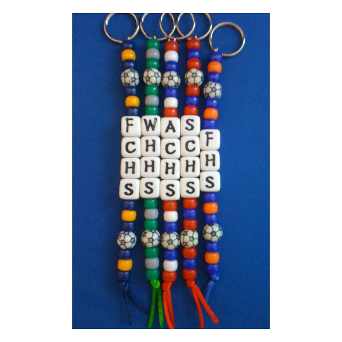 Custom Keychain: Soccer School Spirit Team Spirit Sports Keychain Cheer ...