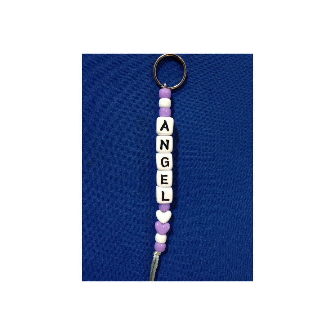 Custom Keychain: Angel - Etsy