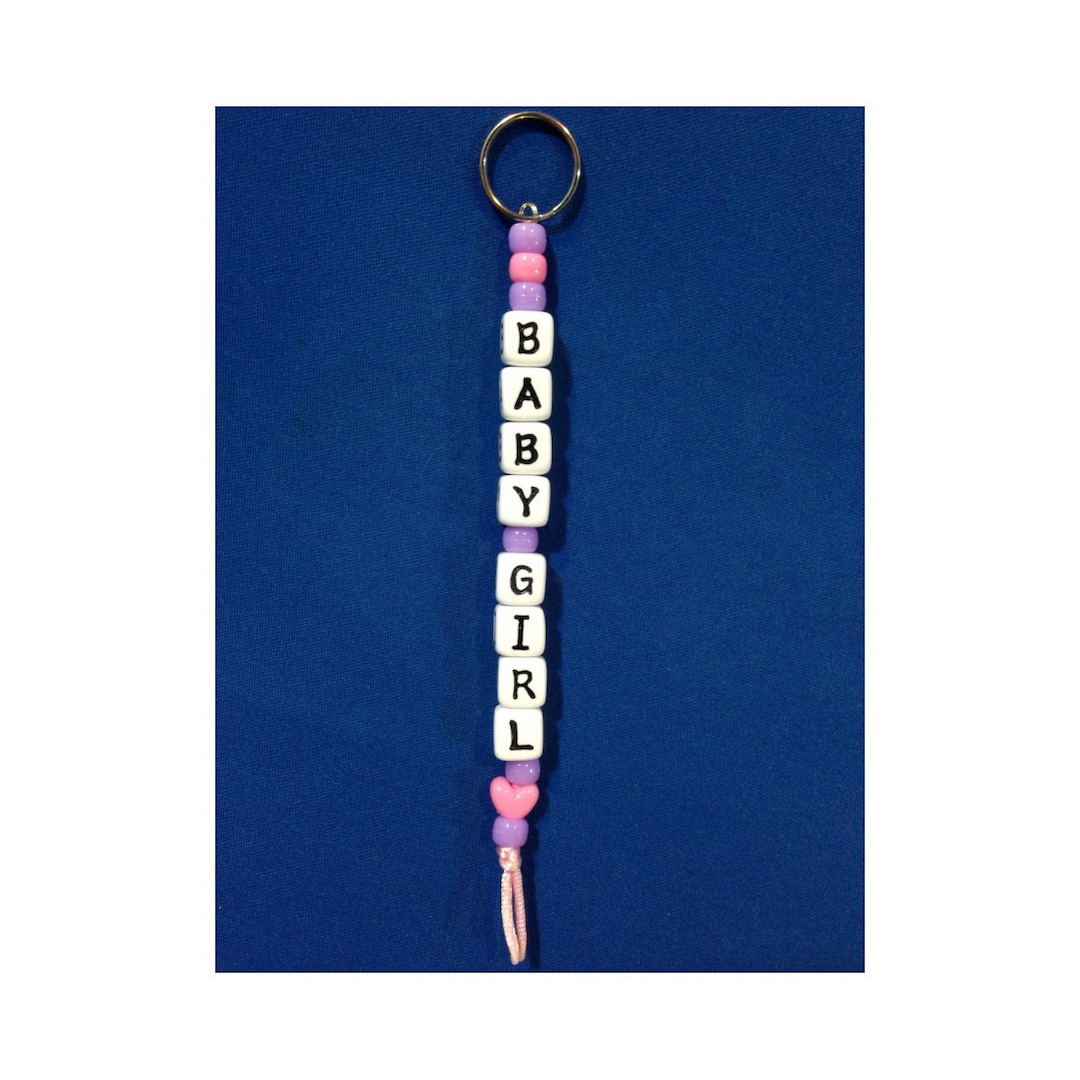 Custom Keychain: Baby Girl - Etsy