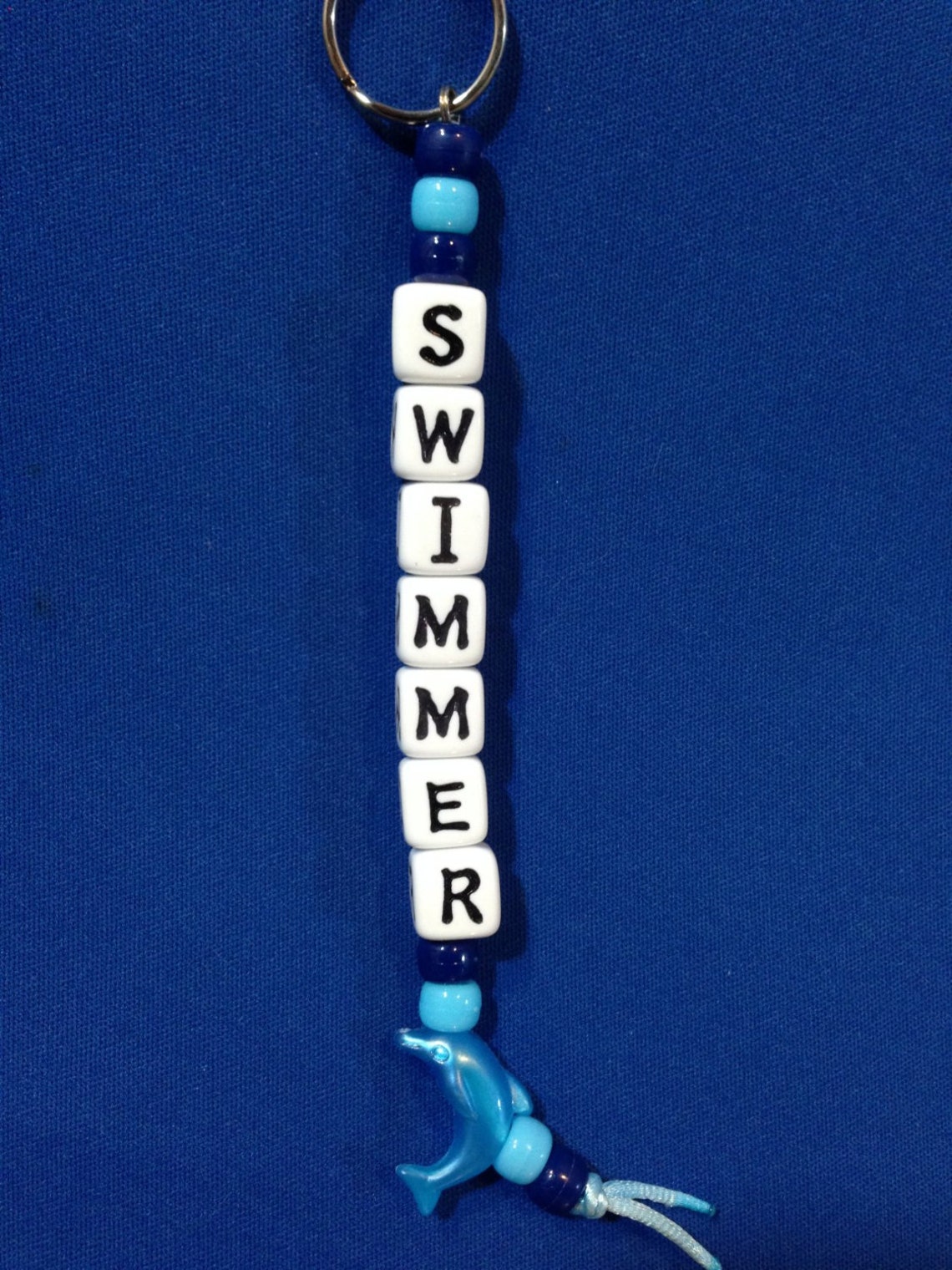 Custom Keychain: Swimmer - Etsy